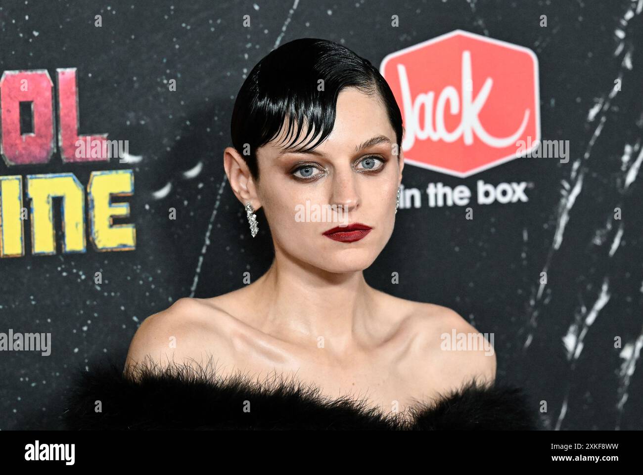 Emma Corrin attends the world premiere of Marvel Studios' "Deadpool ...