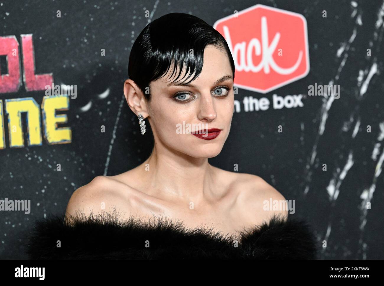 Emma Corrin attends the world premiere of Marvel Studios' "Deadpool ...