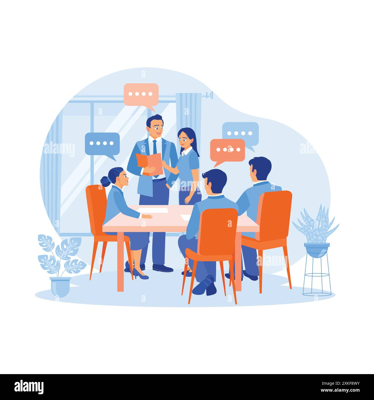 C employee Cut Out Stock Images & Pictures - Alamy