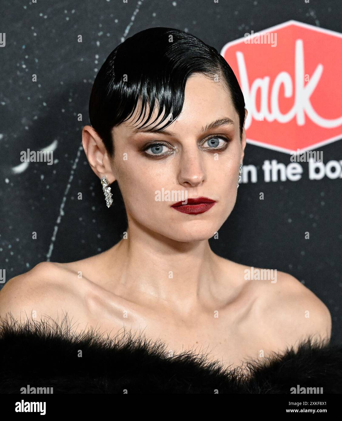 Emma Corrin attends the world premiere of Marvel Studios' "Deadpool ...