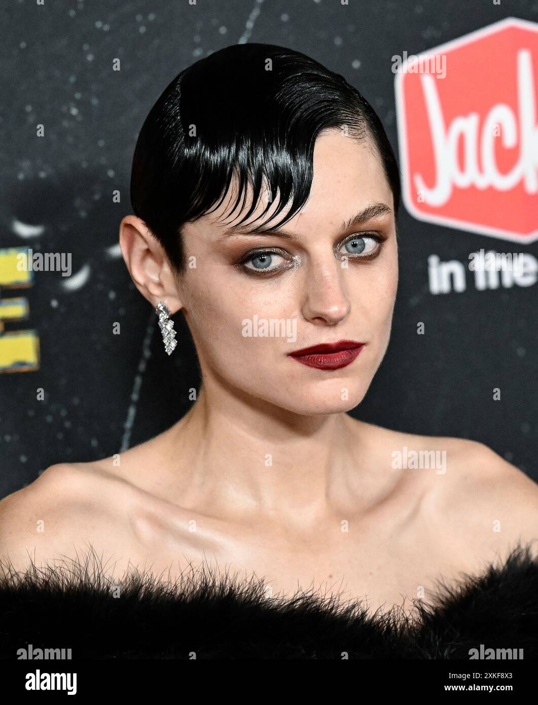 Emma Corrin attends the world premiere of Marvel Studios' "Deadpool ...