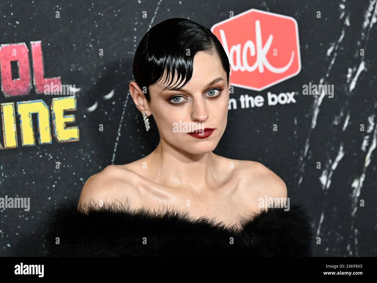 Emma Corrin attends the world premiere of Marvel Studios' "Deadpool ...