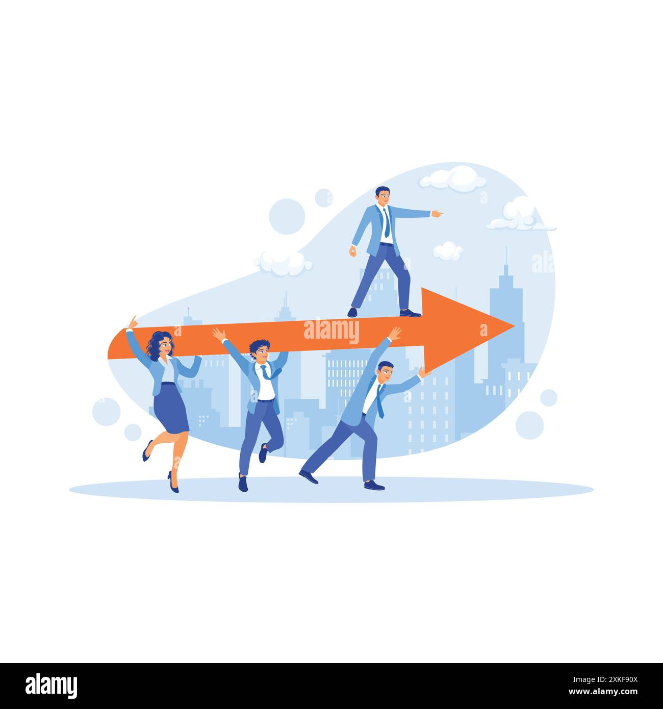 Men standing on modern Stock Vector Images - Alamy