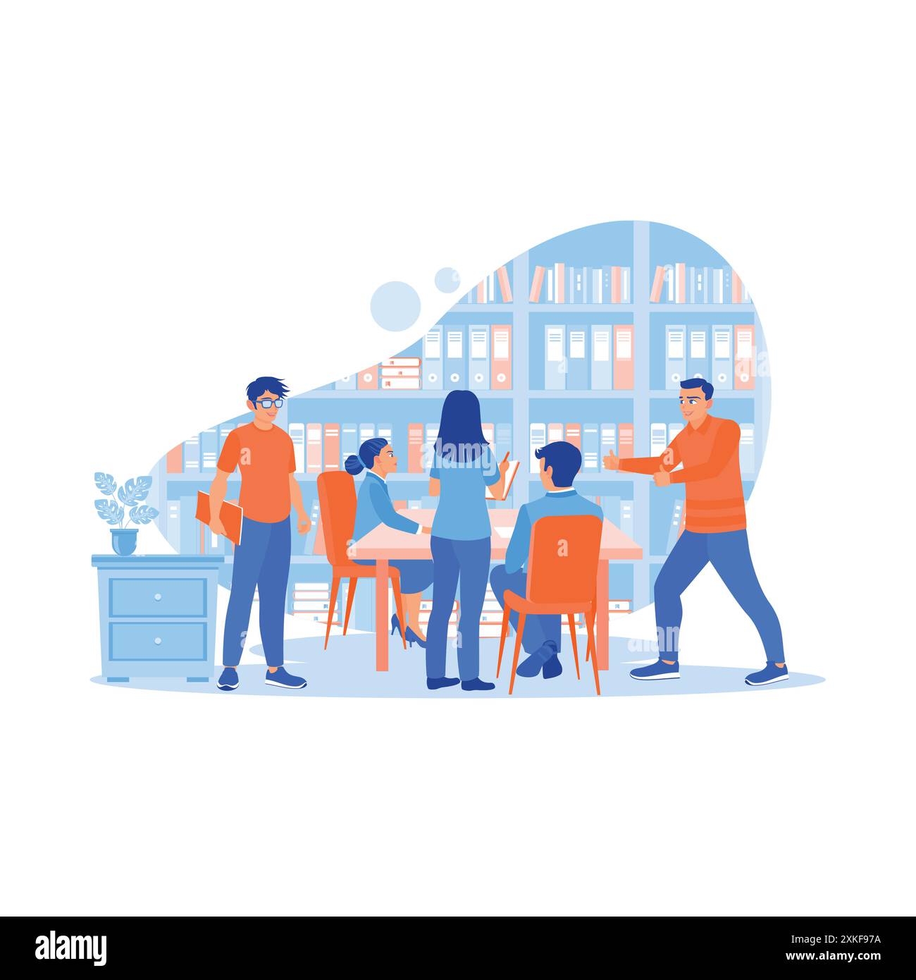 Collaborate conversation Cut Out Stock Images & Pictures - Alamy