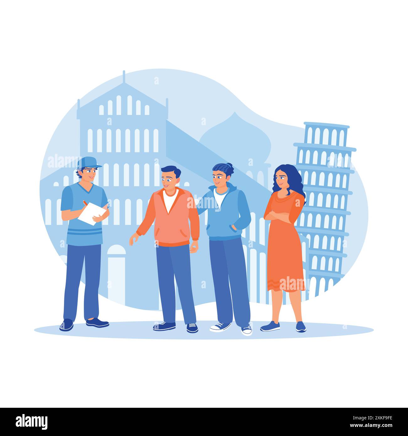 Walking italy Cut Out Stock Images & Pictures - Alamy