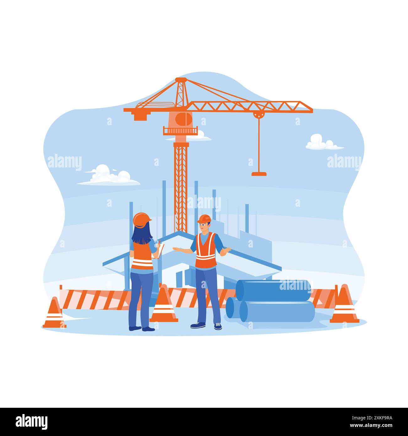 Civil engineering plans Stock Vector Images - Alamy