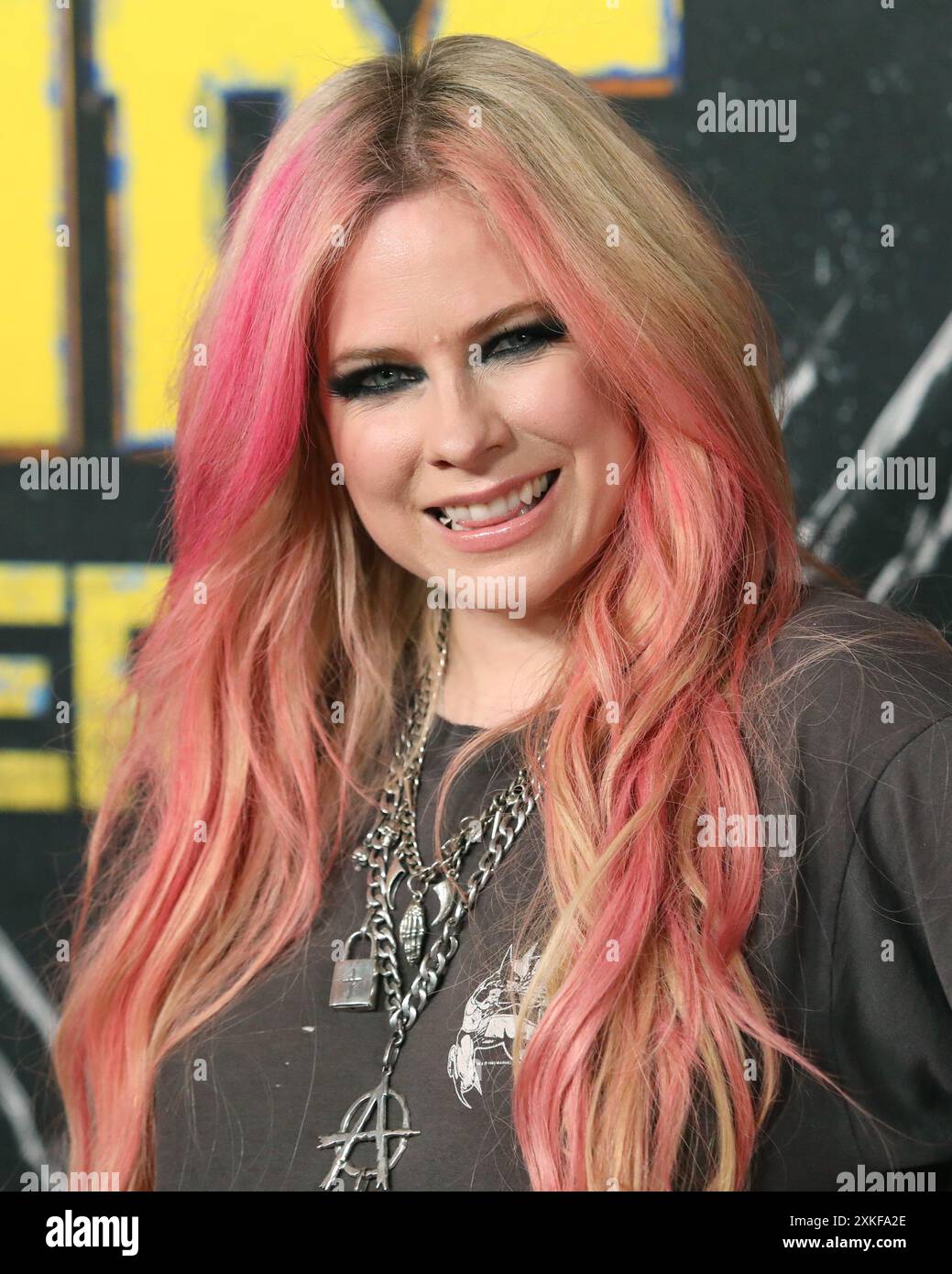 New York, New York, USA. 22nd July 2024. Avril Lavigne attends the ...