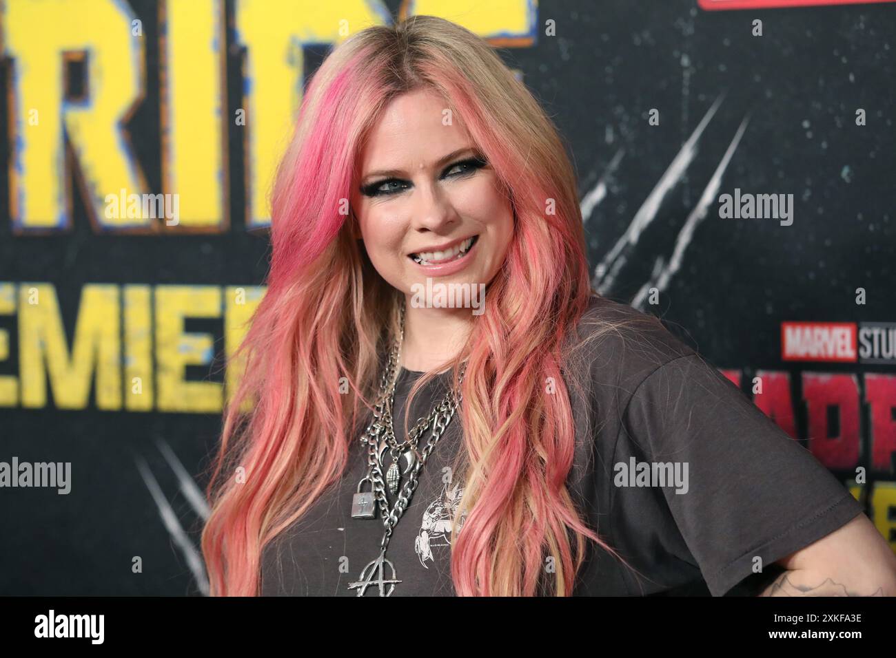 New York, New York, USA. 22nd July 2024. Avril Lavigne attends the ...