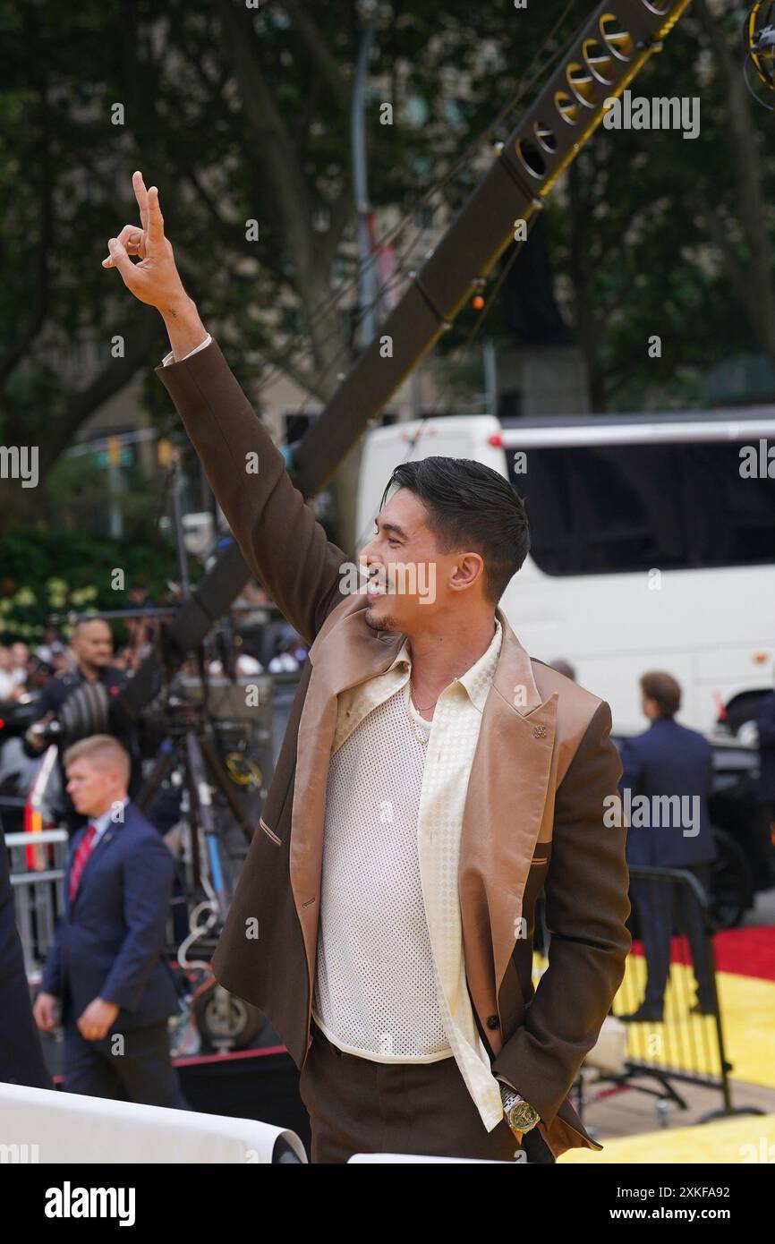 New York, USA. Ny. 22nd July, 2024. Lewis Tan at arrivals for DEADPOOL ...