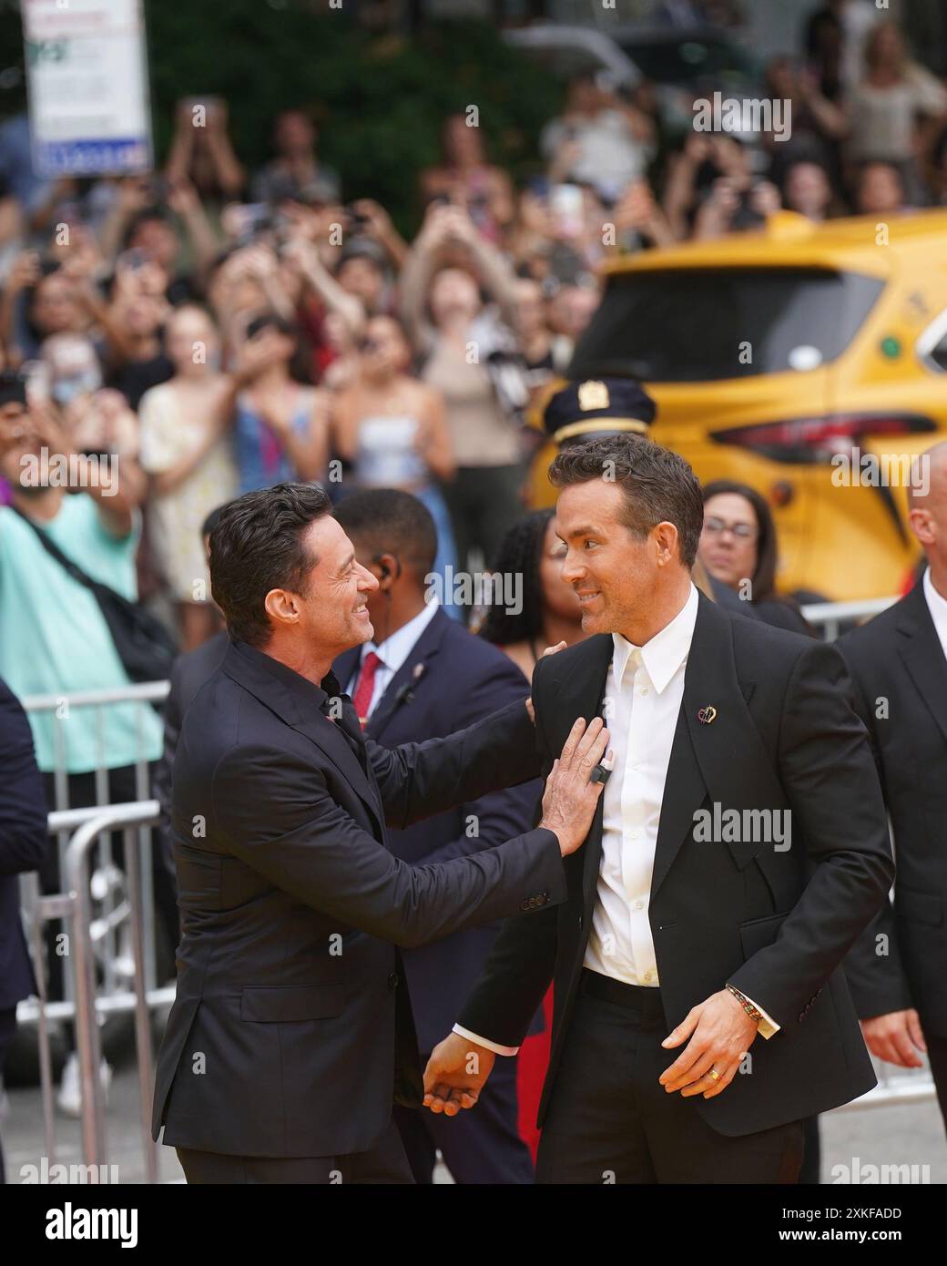 New York, USA. Ny. 22nd July, 2024. Hugh Jackman, Ryan Reynolds at ...