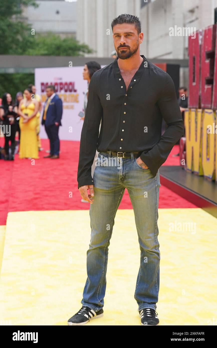 New York, USA. Ny. 22nd July, 2024. Michele Marrone at arrivals for ...