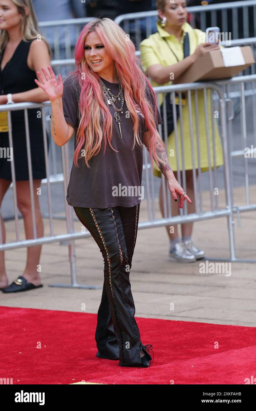 New York, USA. Ny. 22nd July, 2024. Avril Lavigne at arrivals for ...