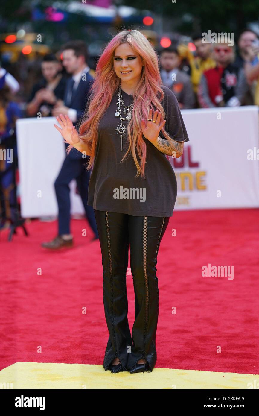 New York, USA. Ny. 22nd July, 2024. Avril Lavigne at arrivals for ...