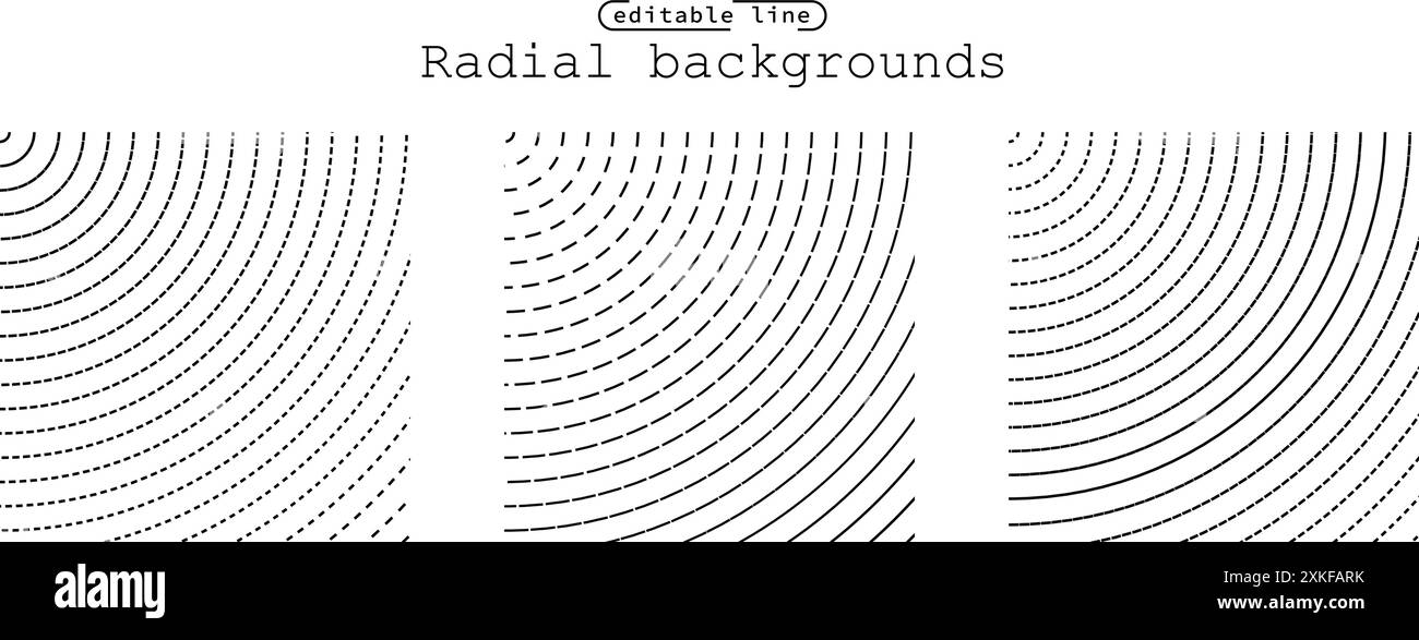 Sound wave irradiation or circular vibrations on the water surface. Set ...