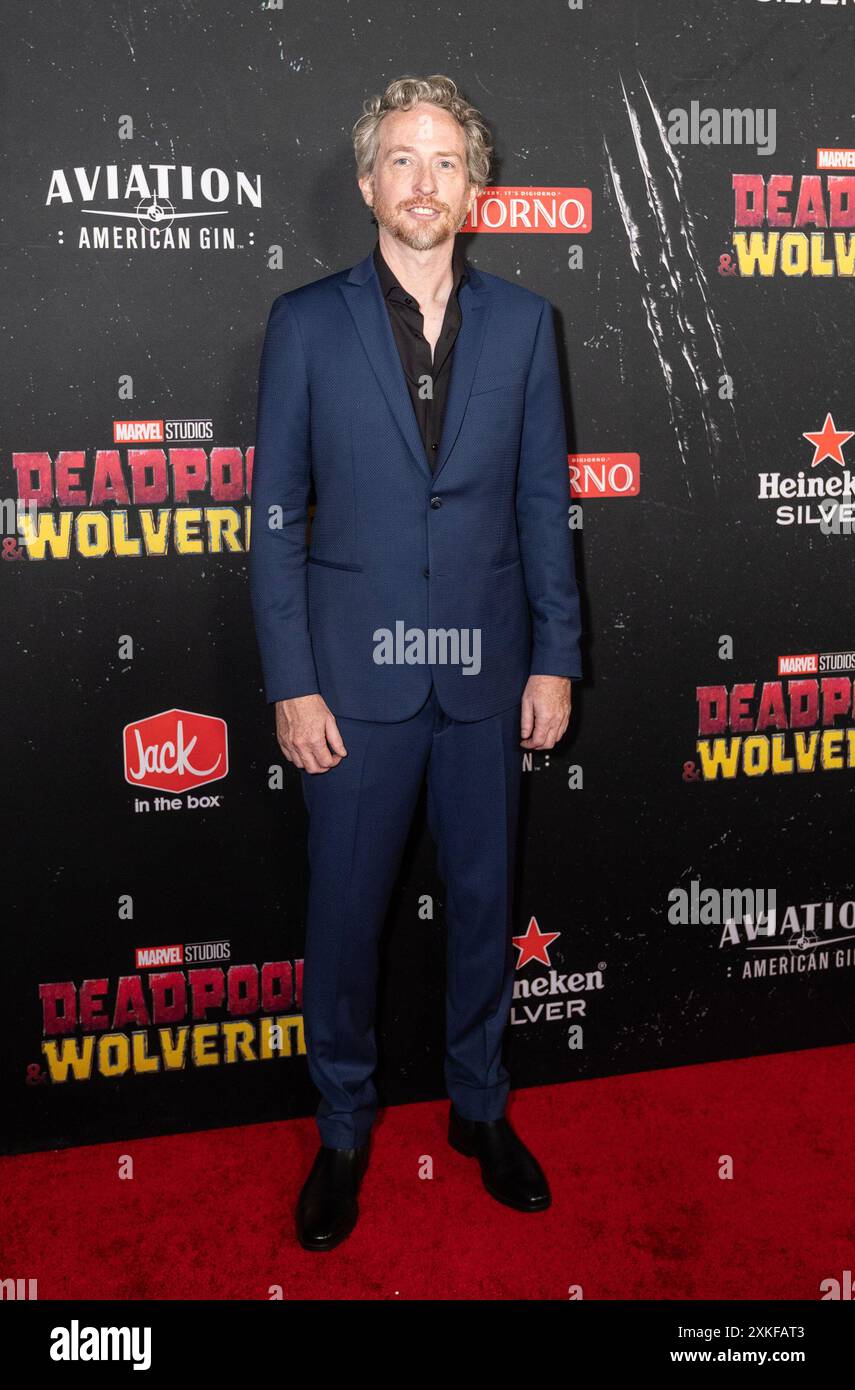 New York, United States. 22nd July, 2024. Zeb Wells attends Marvel ...