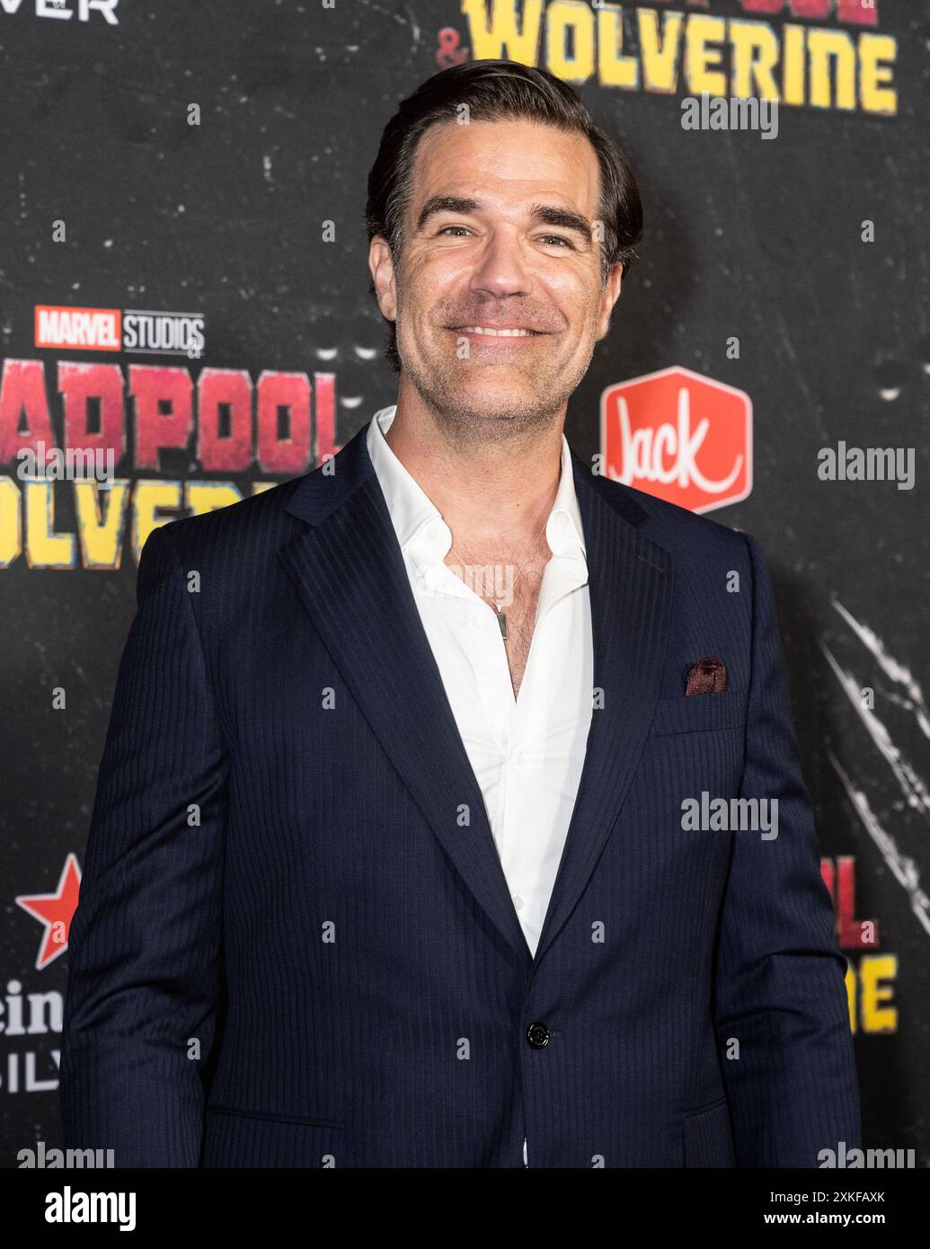 New York, United States. 22nd July, 2024. Rob Delaney attends Marvel ...