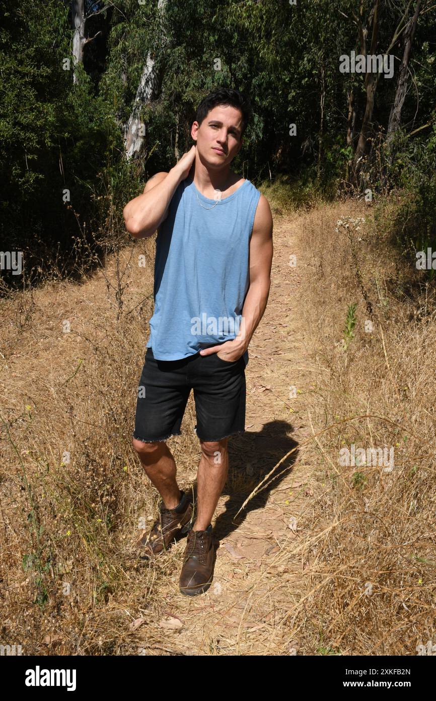 Beverly Hills, California, USA 21st July 2024 Actor Mike Manning poses ...