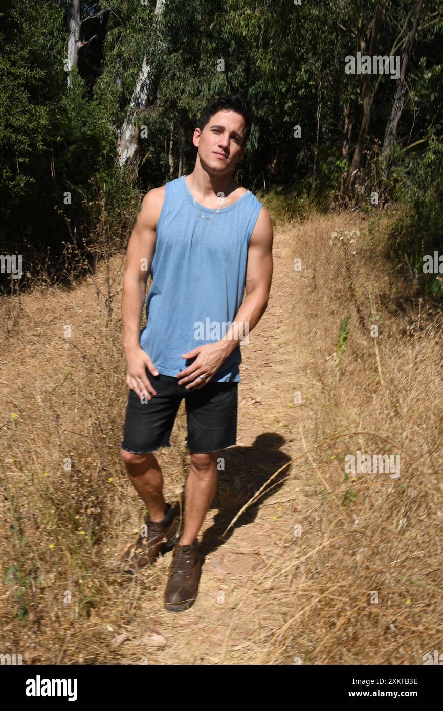 Beverly Hills, California, USA 21st July 2024 Actor Mike Manning poses ...