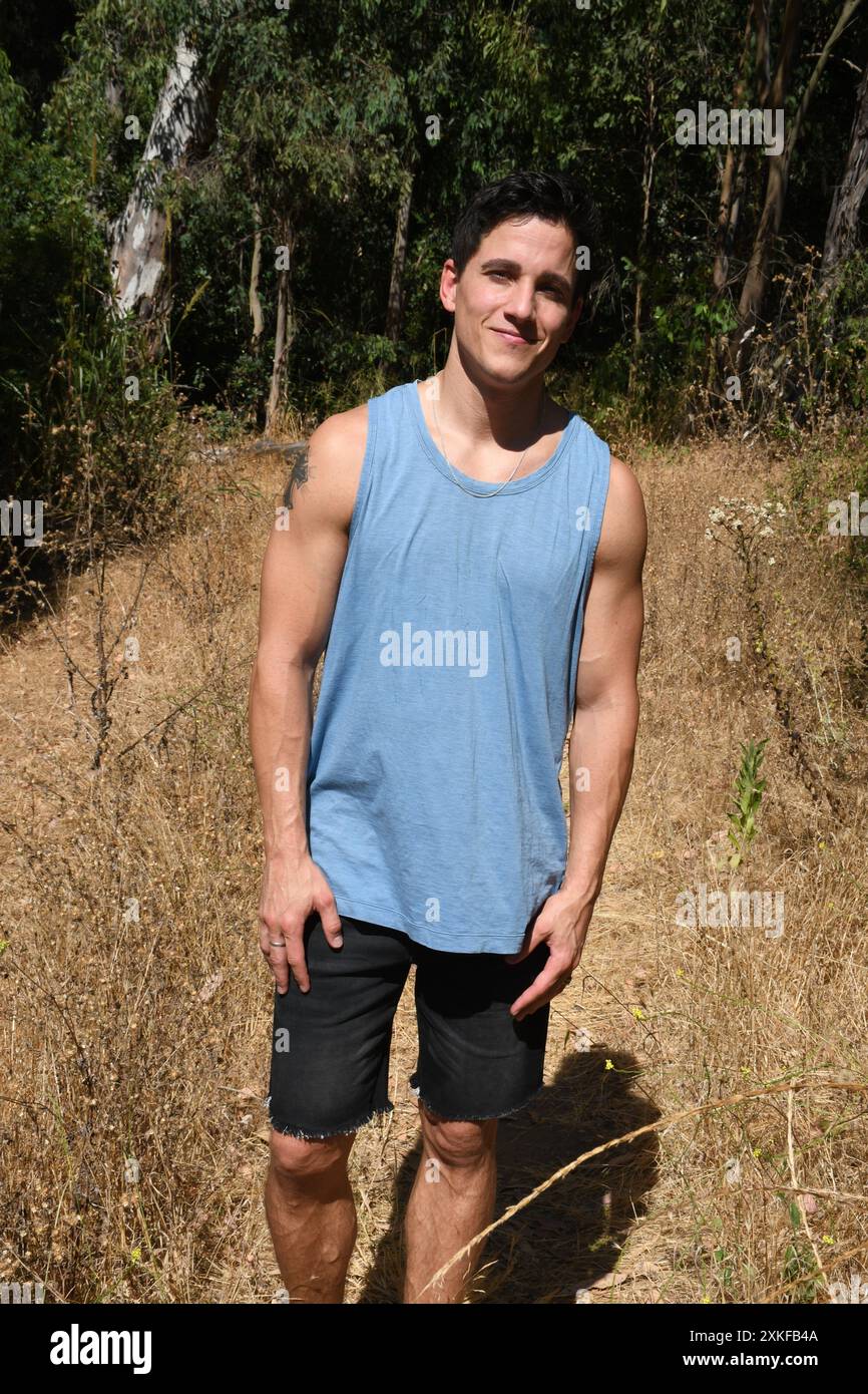 Beverly Hills, California, USA 21st July 2024 Actor Mike Manning poses ...