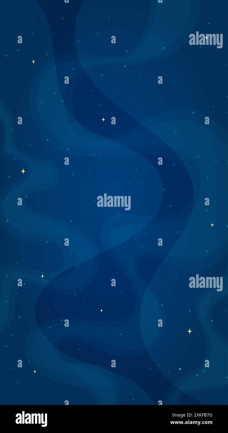 Abstract deep space background vector illustration. Comic style starry ...