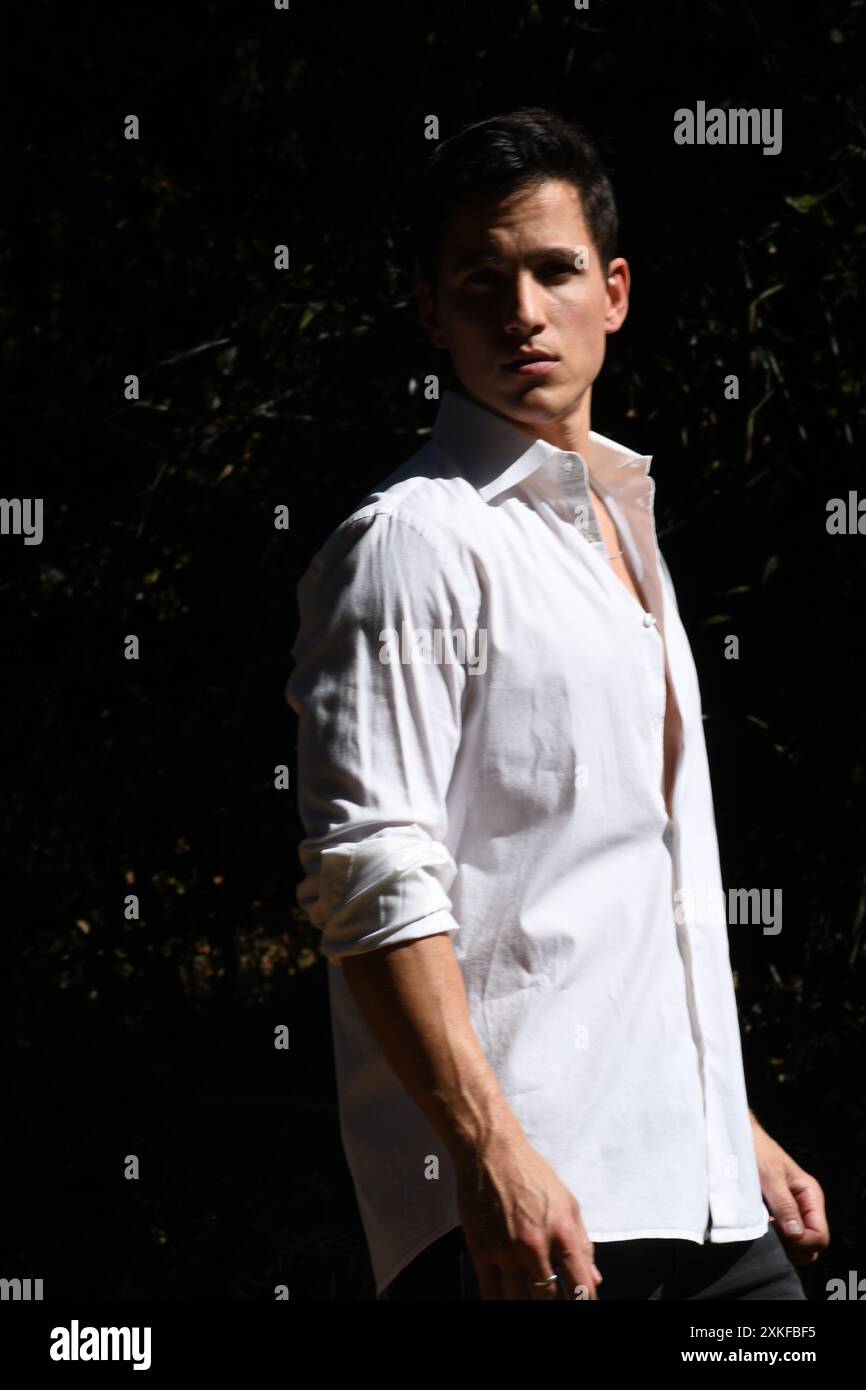 Beverly Hills, California, USA 21st July 2024 Actor Mike Manning poses ...