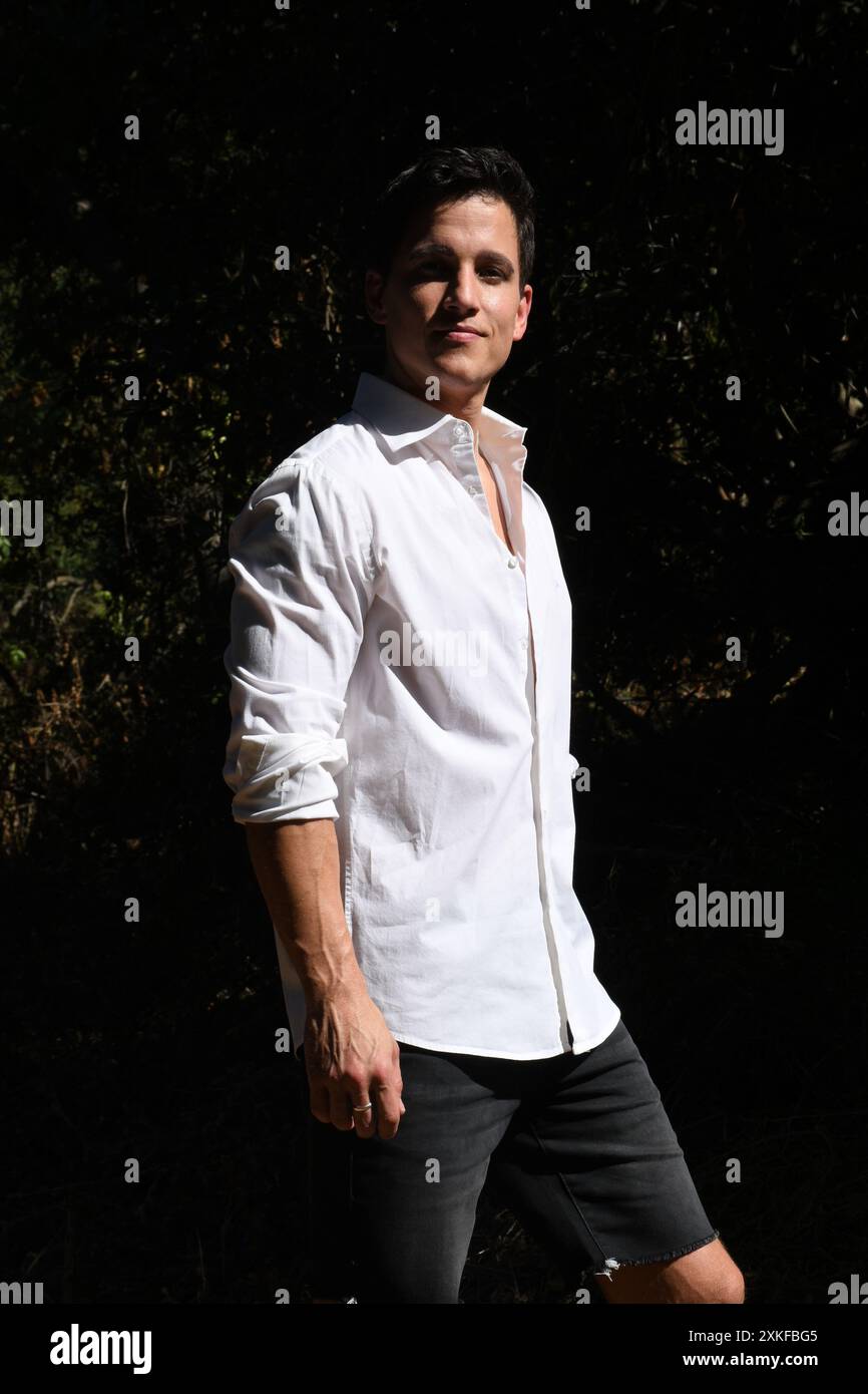 Beverly Hills, California, USA 21st July 2024 Actor Mike Manning poses ...