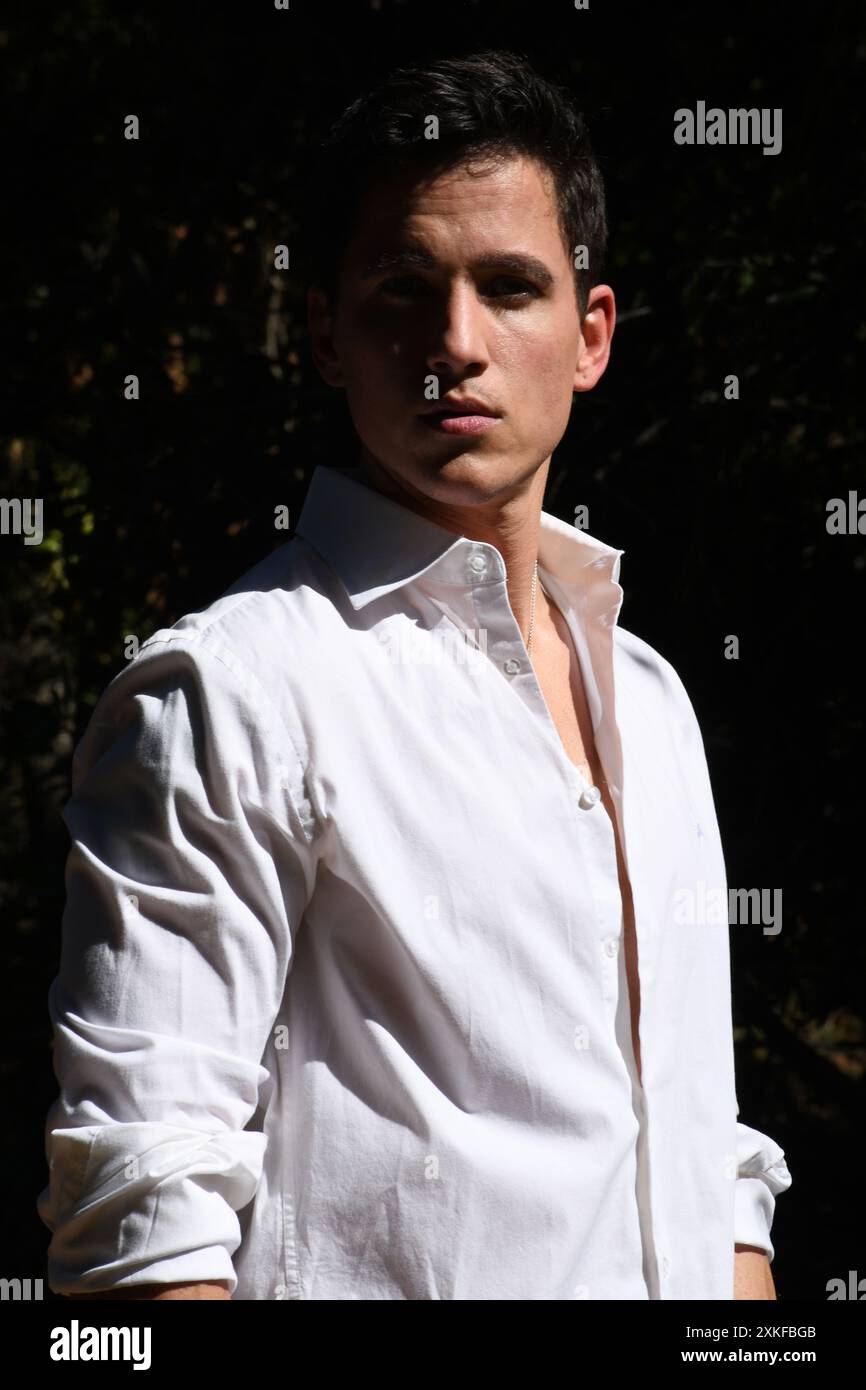 Beverly Hills, California, USA 21st July 2024 Actor Mike Manning poses ...