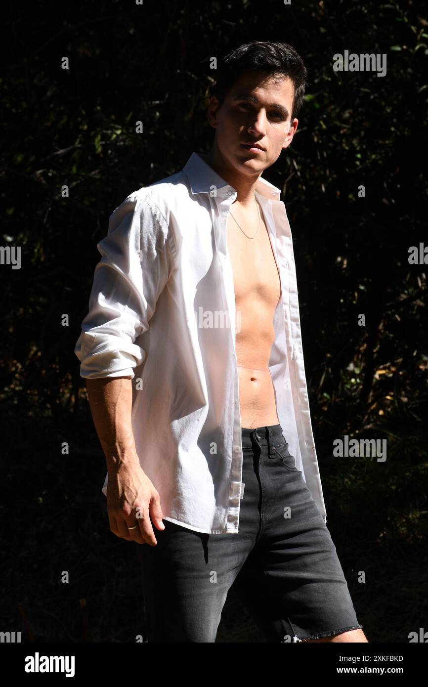 Beverly Hills, California, USA 21st July 2024 Actor Mike Manning poses ...