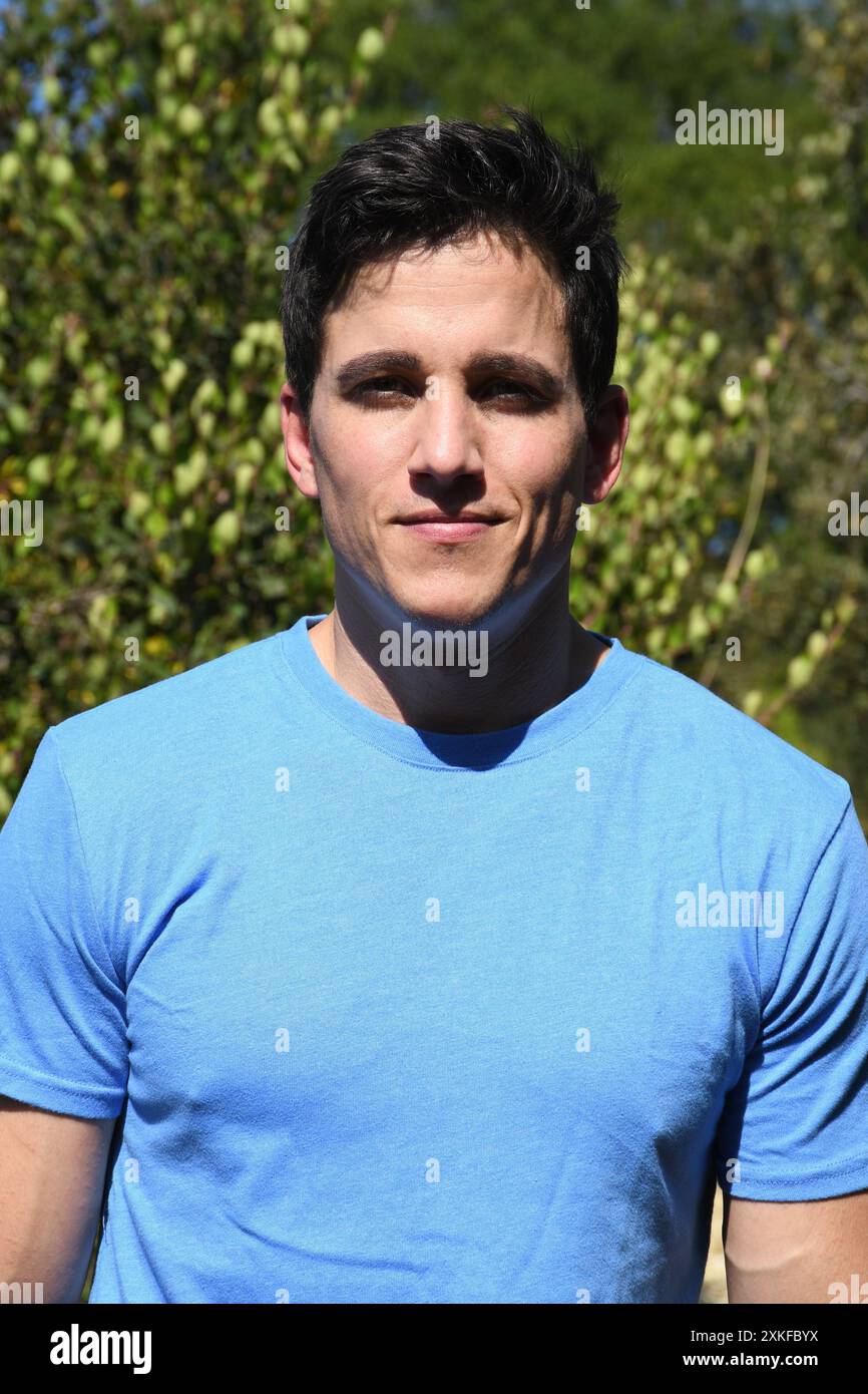 Beverly Hills, California, USA 21st July 2024 Actor Mike Manning poses ...