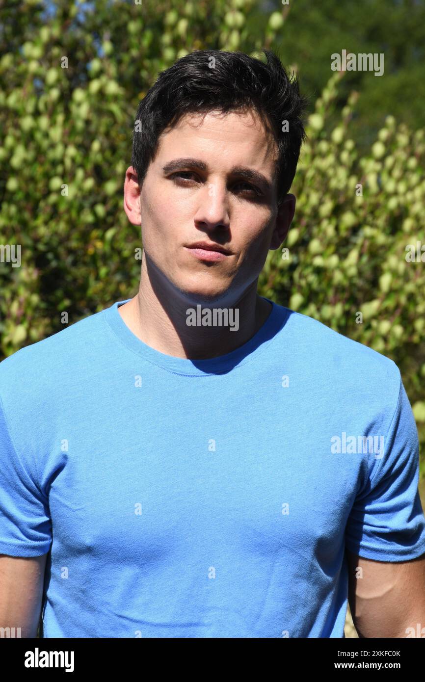 Beverly Hills, California, USA 21st July 2024 Actor Mike Manning poses ...