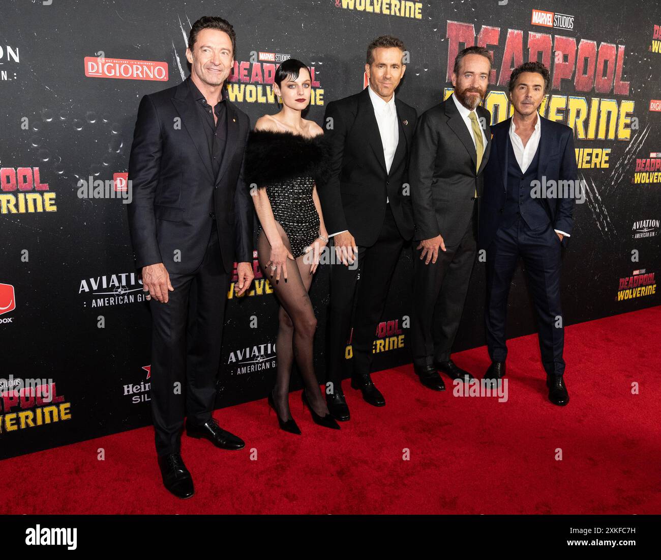 New York, United States. 22nd July, 2024. Hugh Jackman, Emma Corrin ...