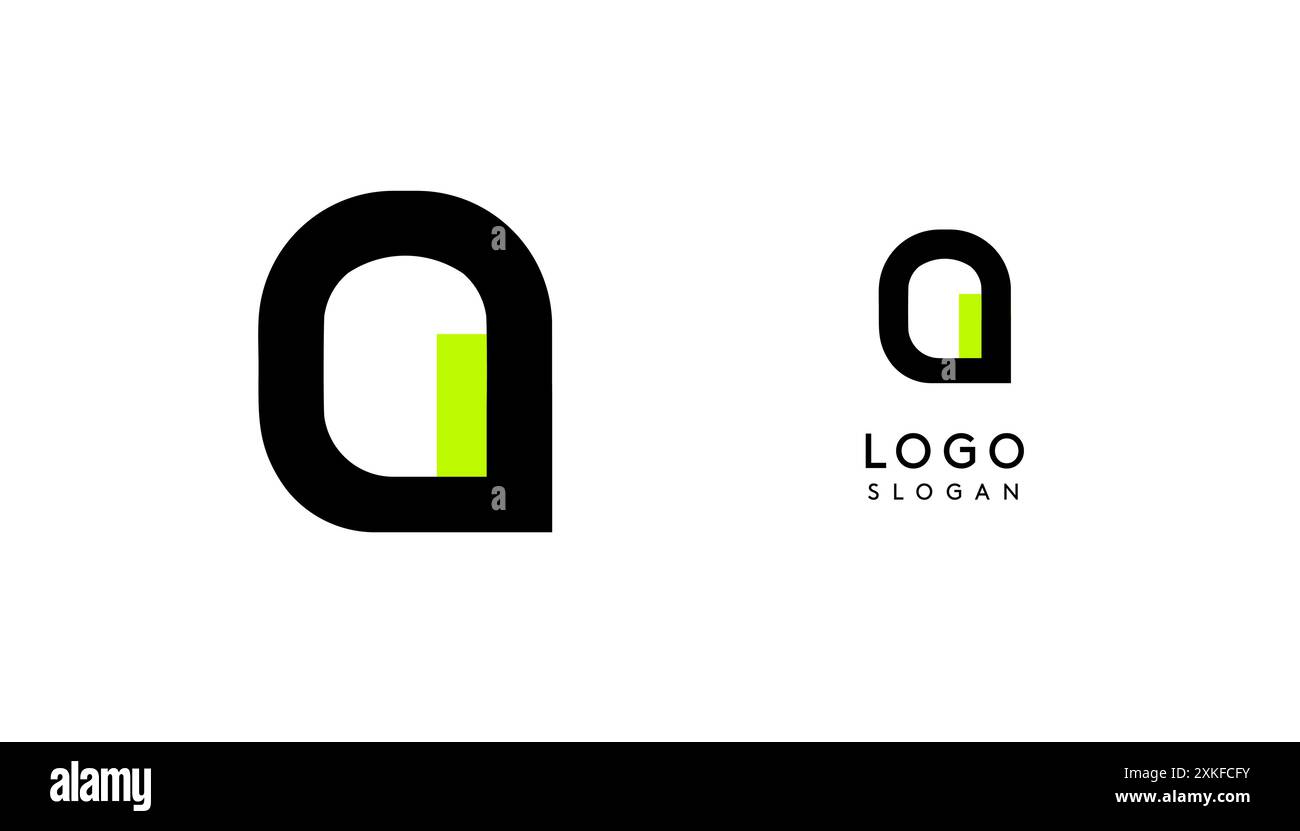 Bauhaus flat unique Letter Q, color logo for business, tech apps ...