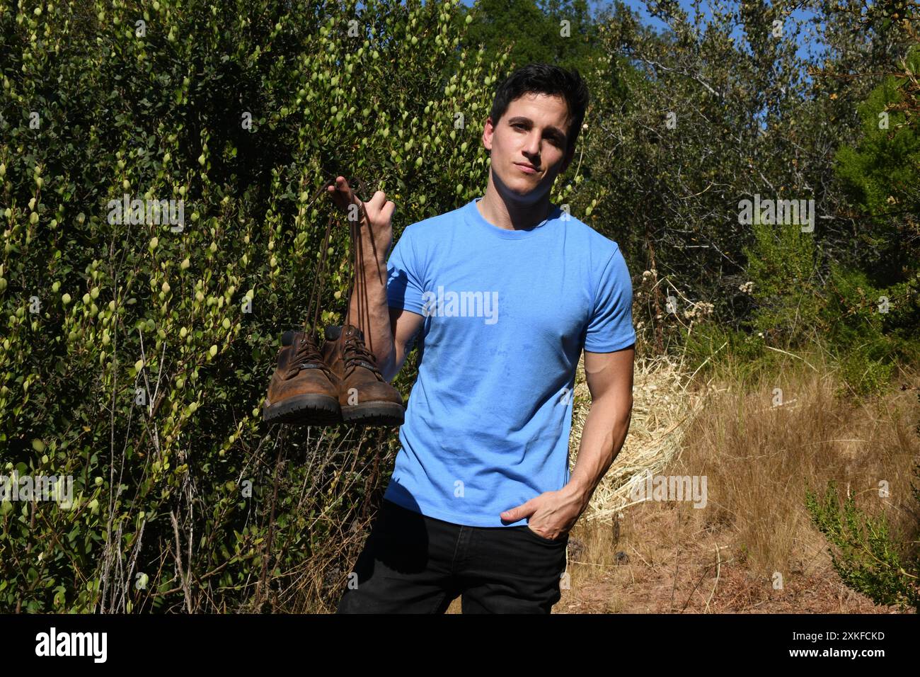 Beverly Hills, California, USA 21st July 2024 Actor Mike Manning poses ...
