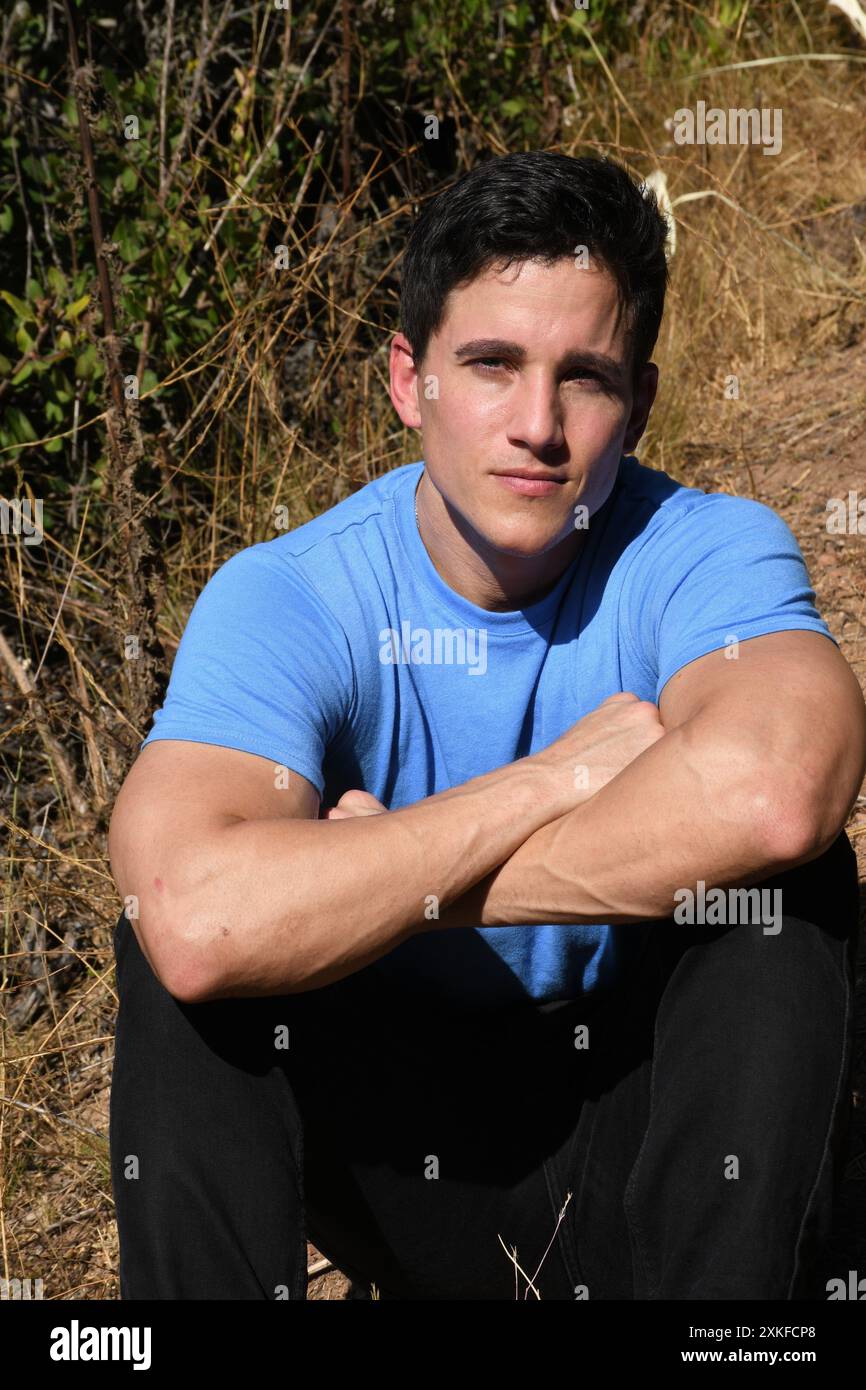 Beverly Hills, California, USA 21st July 2024 Actor Mike Manning poses ...