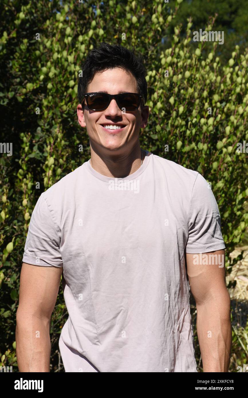 Beverly Hills, California, USA 21st July 2024 Actor Mike Manning poses ...