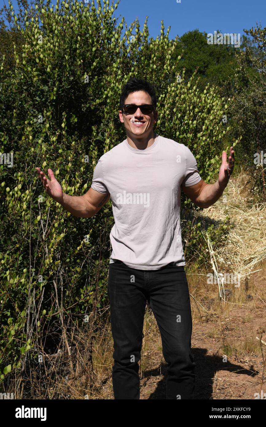 Beverly Hills, California, USA 21st July 2024 Actor Mike Manning poses ...