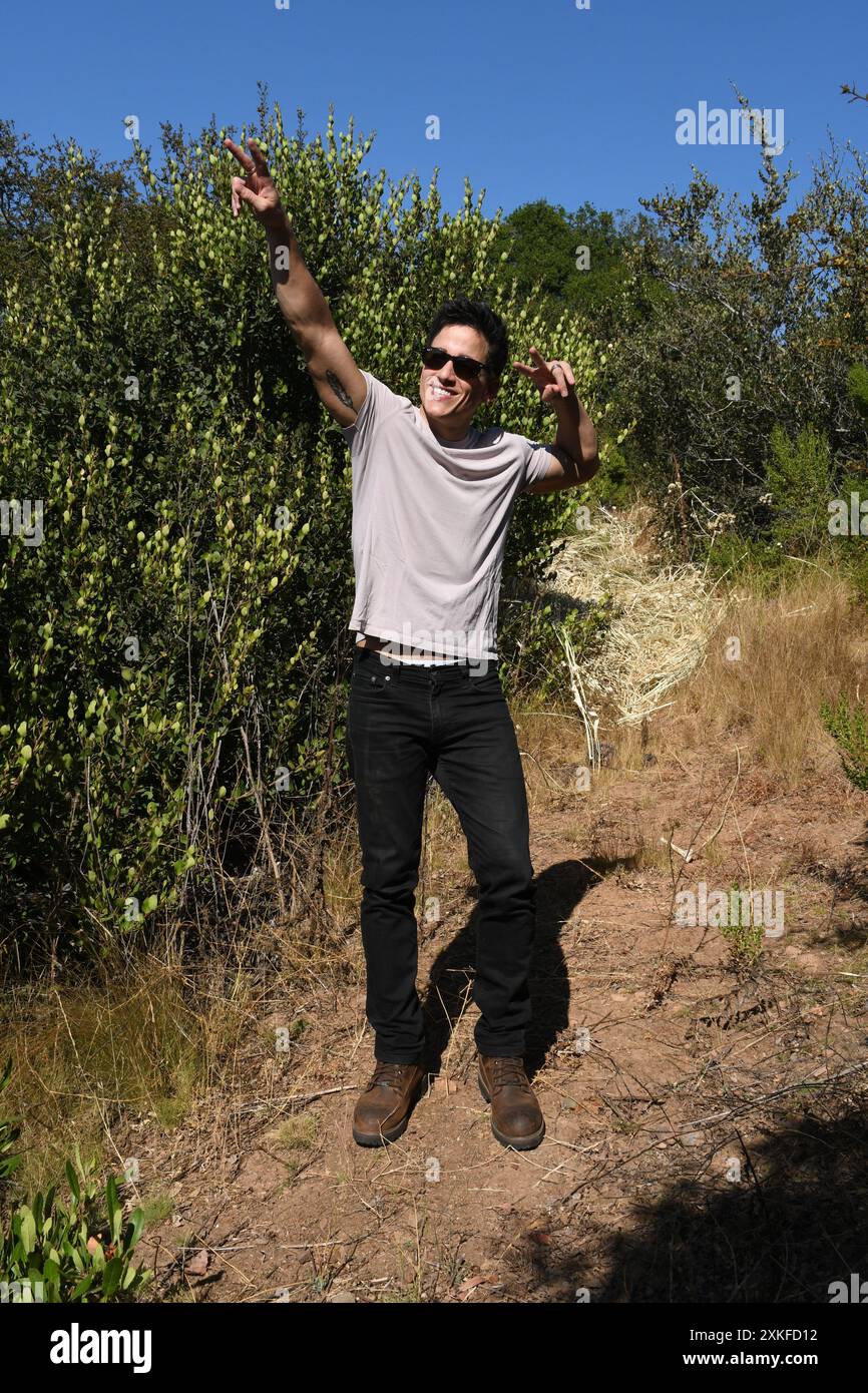 Beverly Hills, California, USA 21st July 2024 Actor Mike Manning poses ...