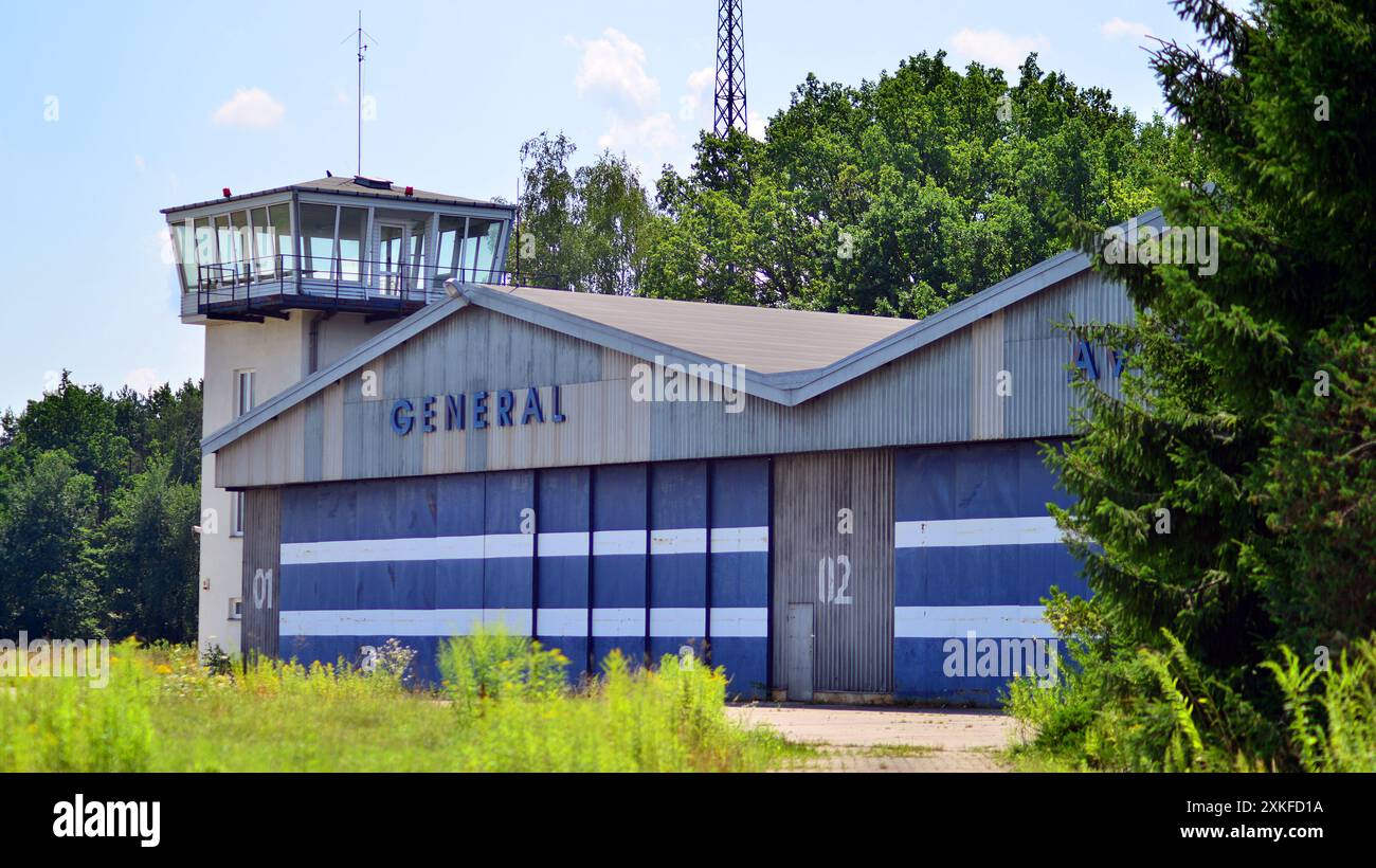 Goraszka, Poland. 15 July 2024. View of the former General Aviation ...