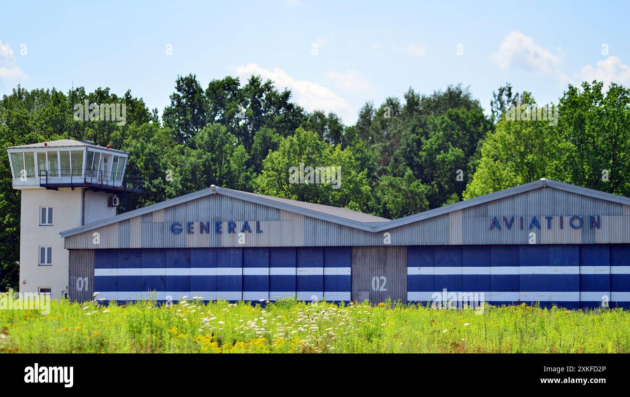 Goraszka, Poland. 15 July 2024. View of the former General Aviation ...