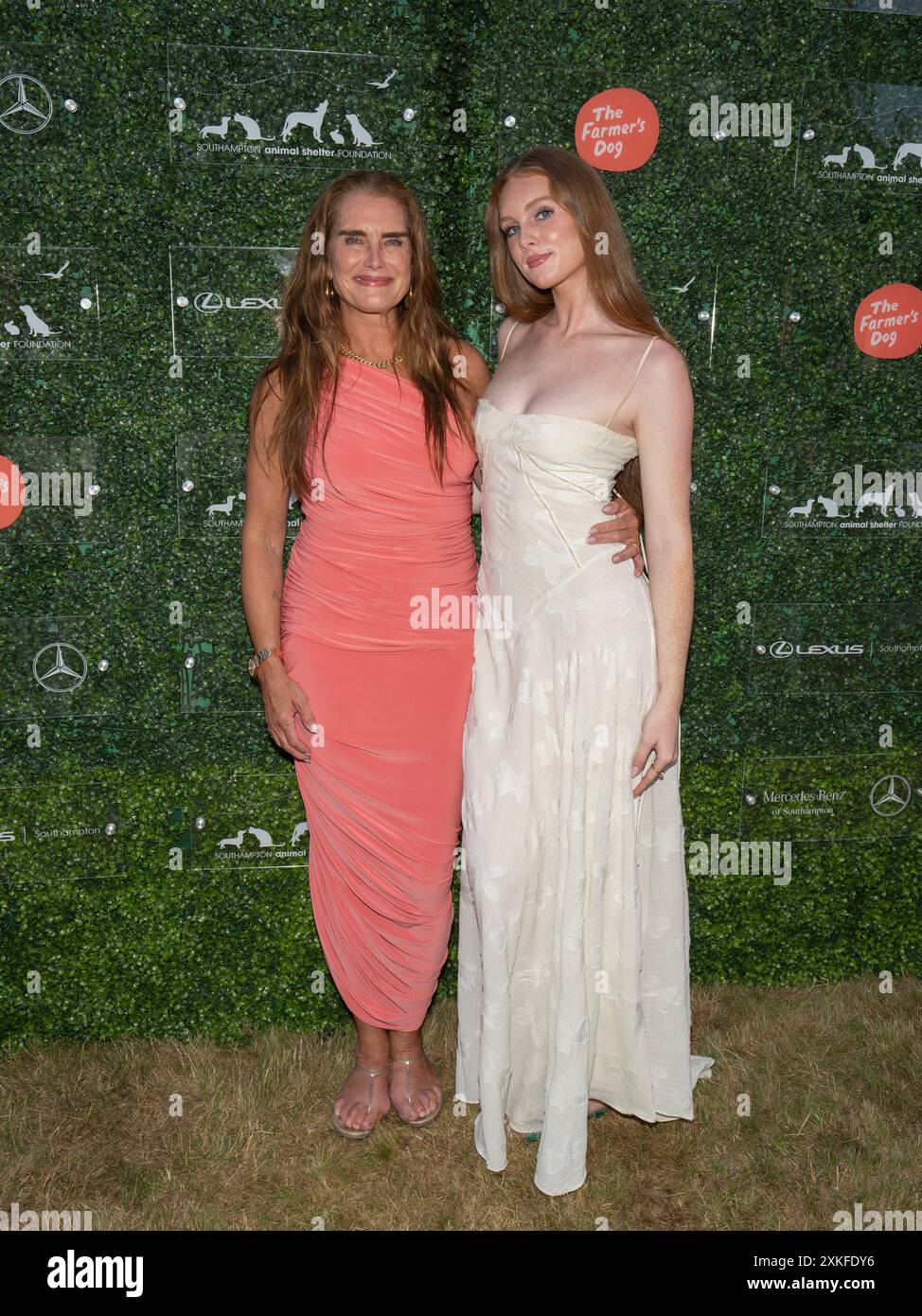 Brooke Shields and Grier Hammond Henchy attends the 2024 Southampton ...