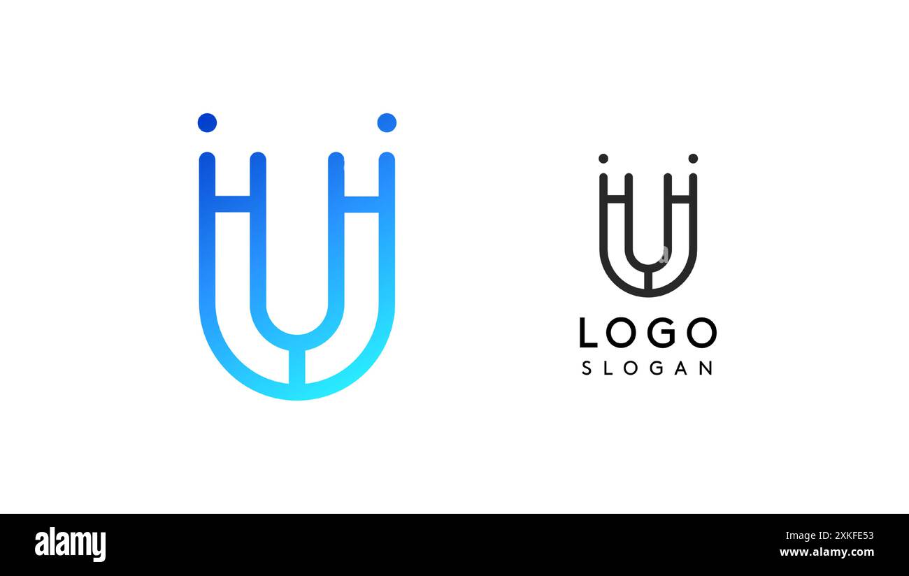 Tech inspired logo hi-res stock photography and images - Alamy