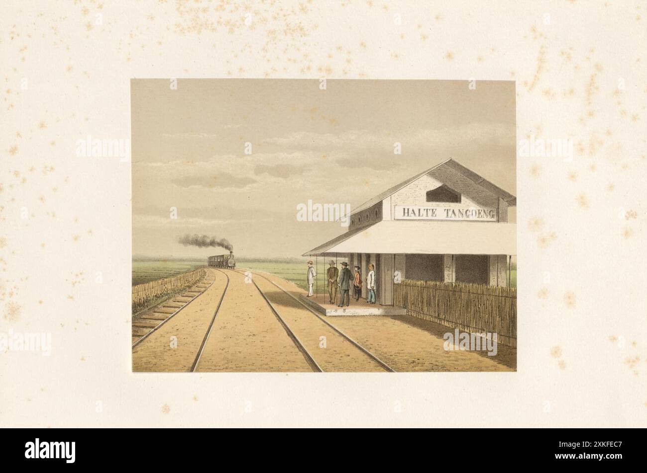 train station of java Stock Photo - Alamy