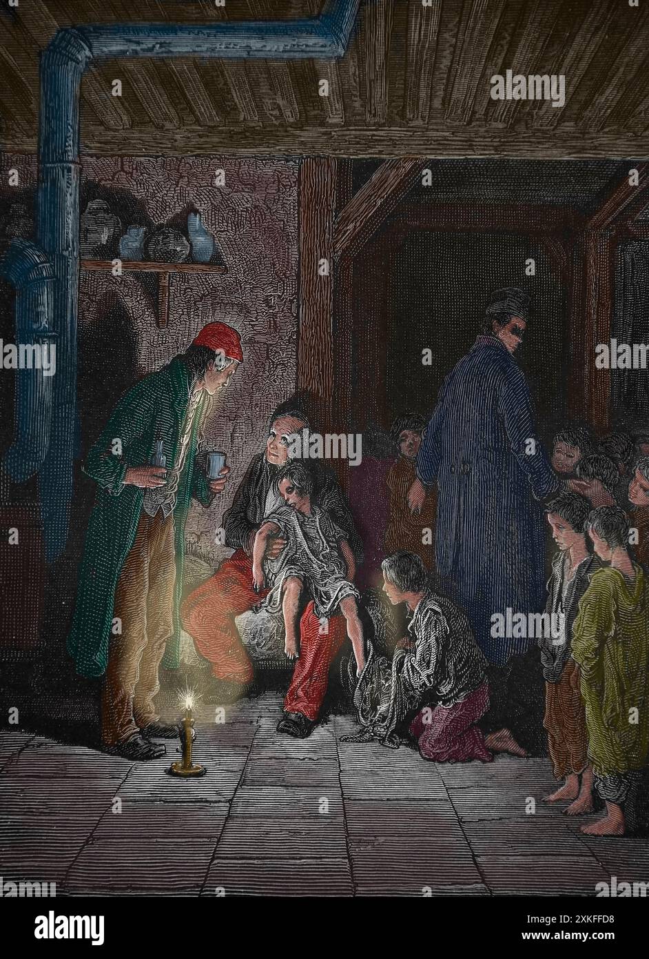 Victorian london street scene hi-res stock photography and images - Alamy