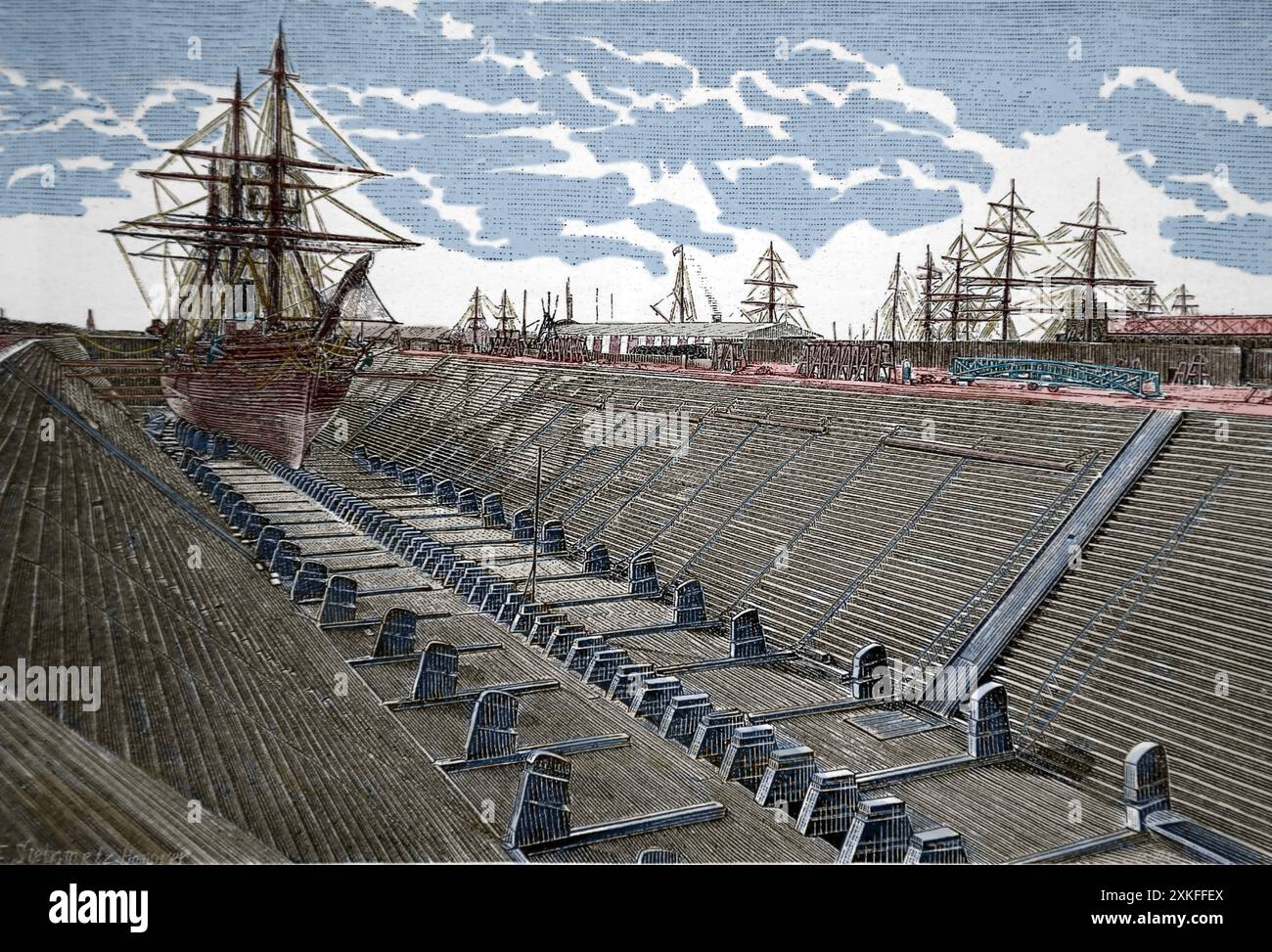 Ship hull dry dock hi-res stock photography and images - Alamy