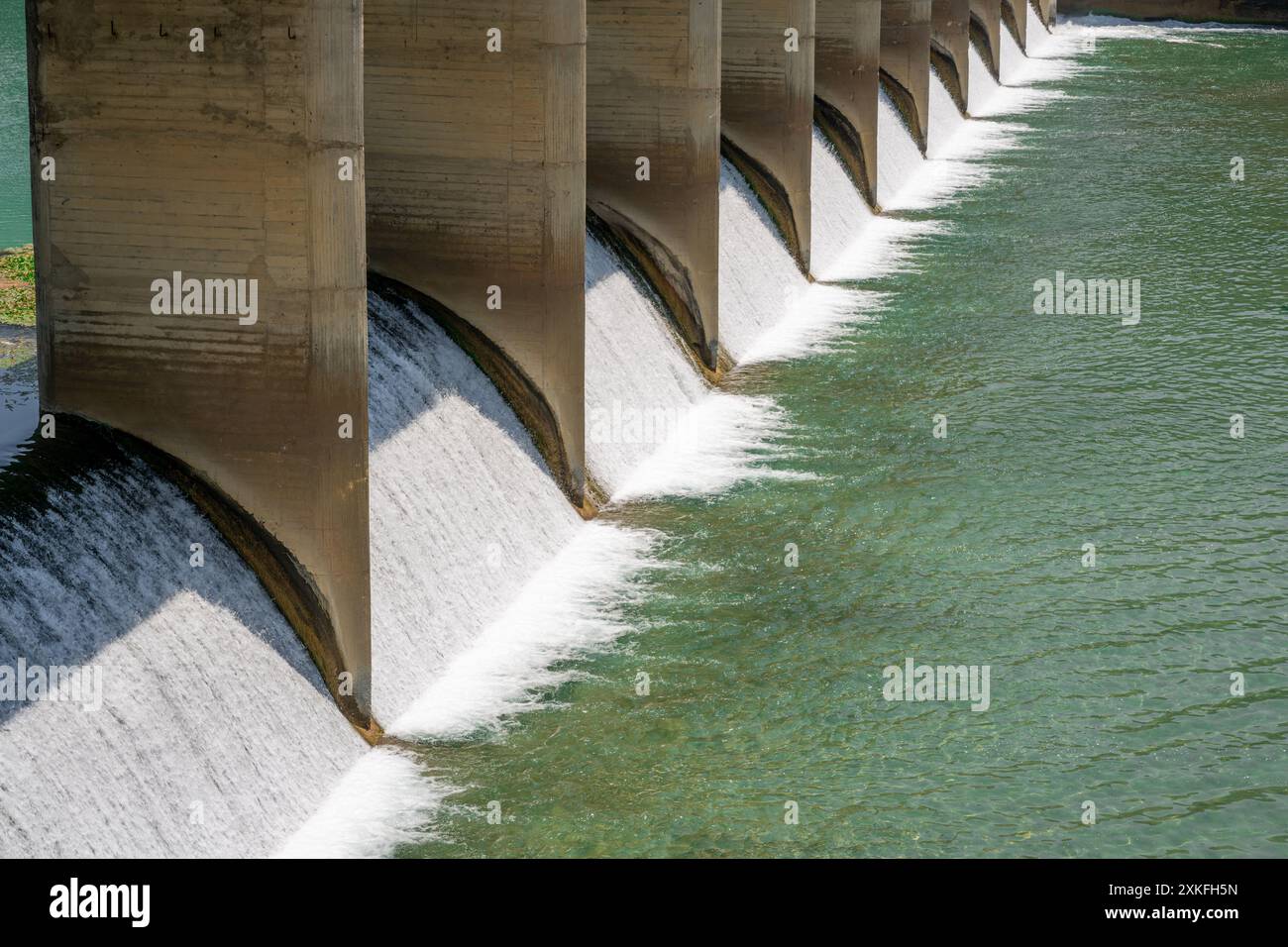 Water released from hydroelectric hi-res stock photography and images ...