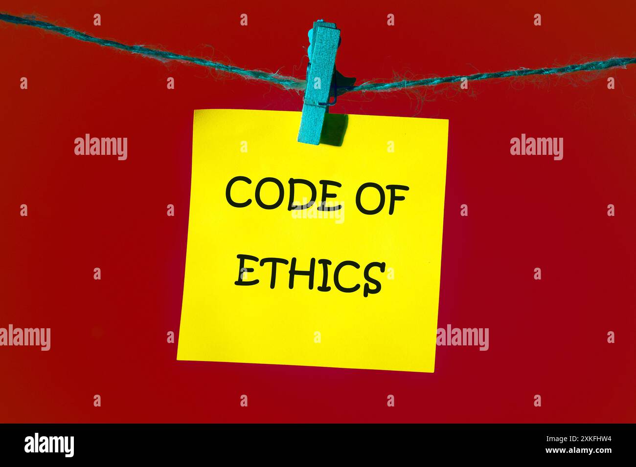 Business and code of ethics concept. Copy space. Concept words Code of ...