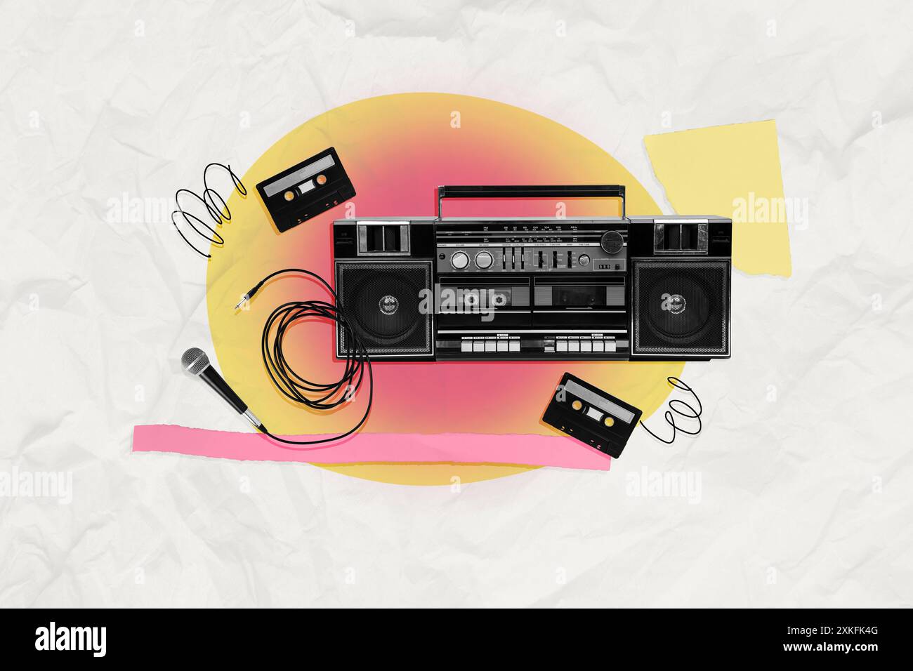 Trend artwork composite sketch image photo collage of retro vintage ...