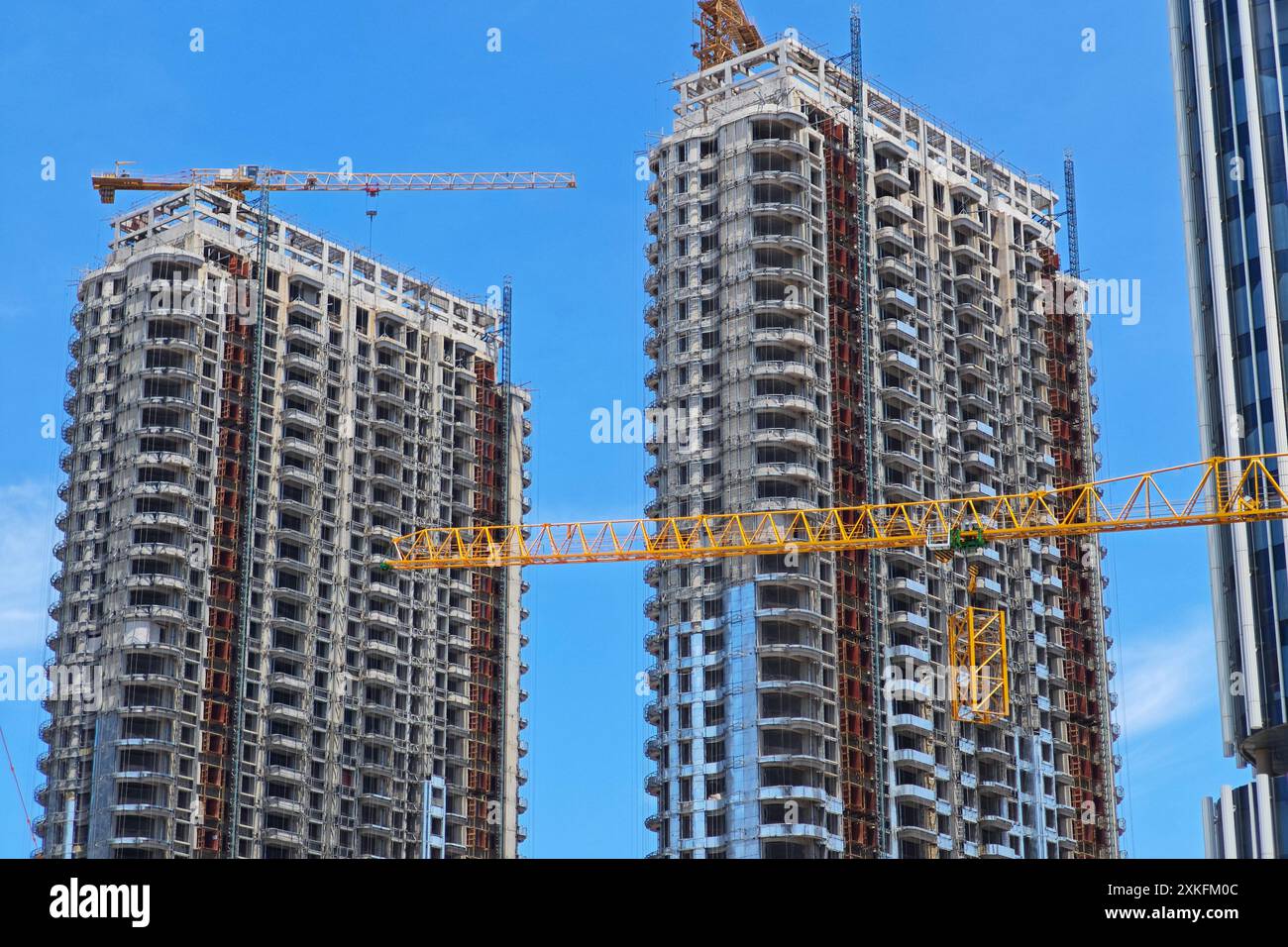 SHANGHAI, CHINA - JULY 23, 2024 - Several high-rise residential and ...