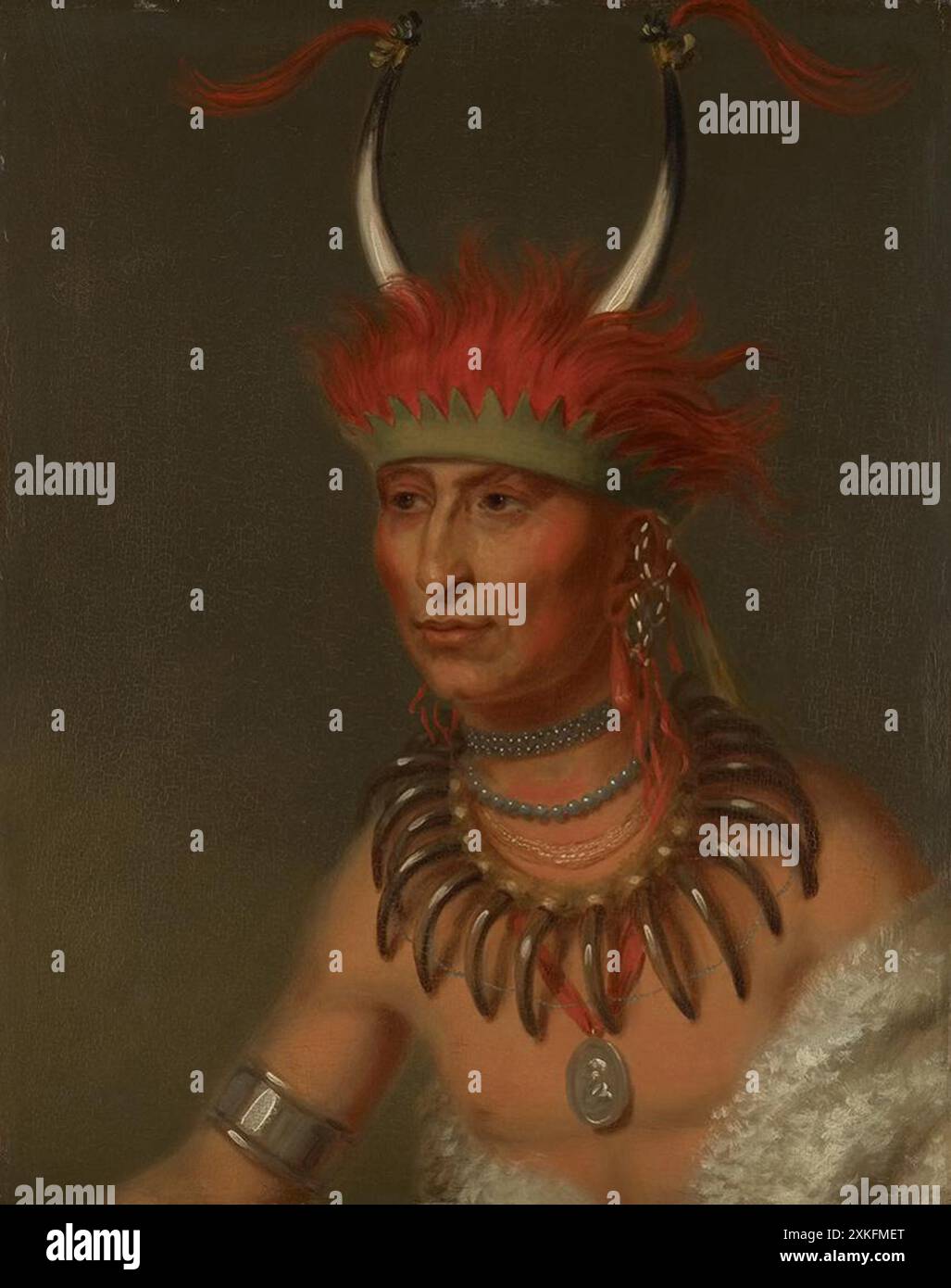 Otoe native american tribe in the early 19th century hi-res stock ...