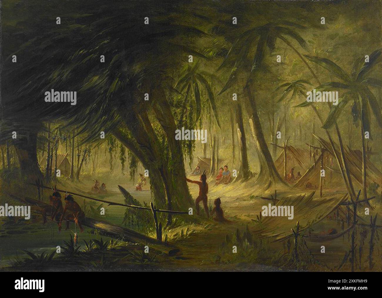 George catlin paintings hi-res stock photography and images - Alamy